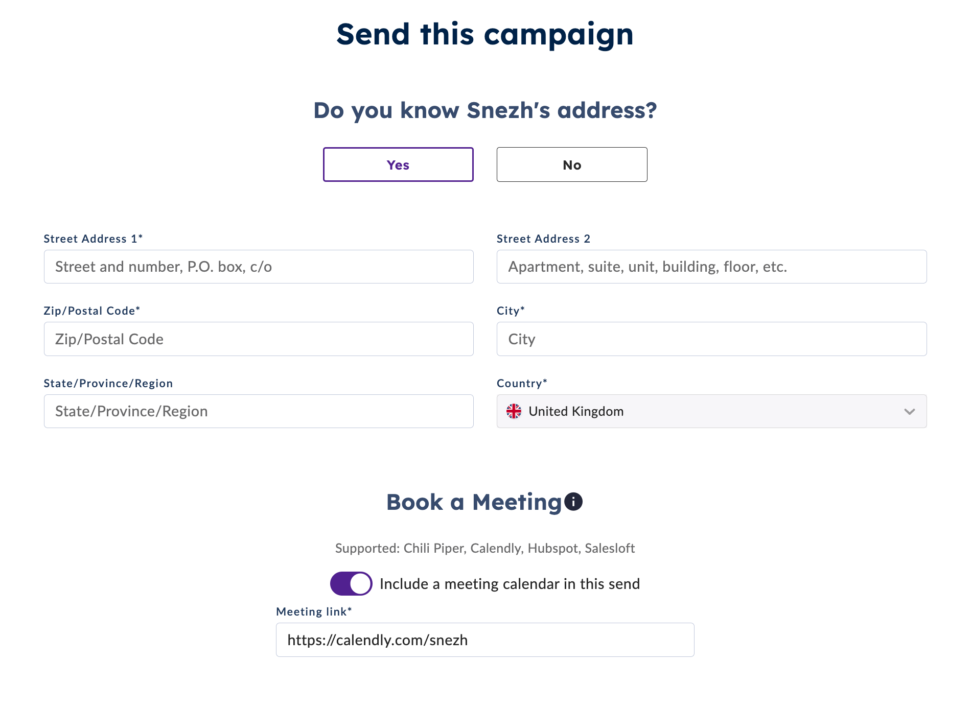 Book a Meeting - Calendly – Reachdesk Knowledge base