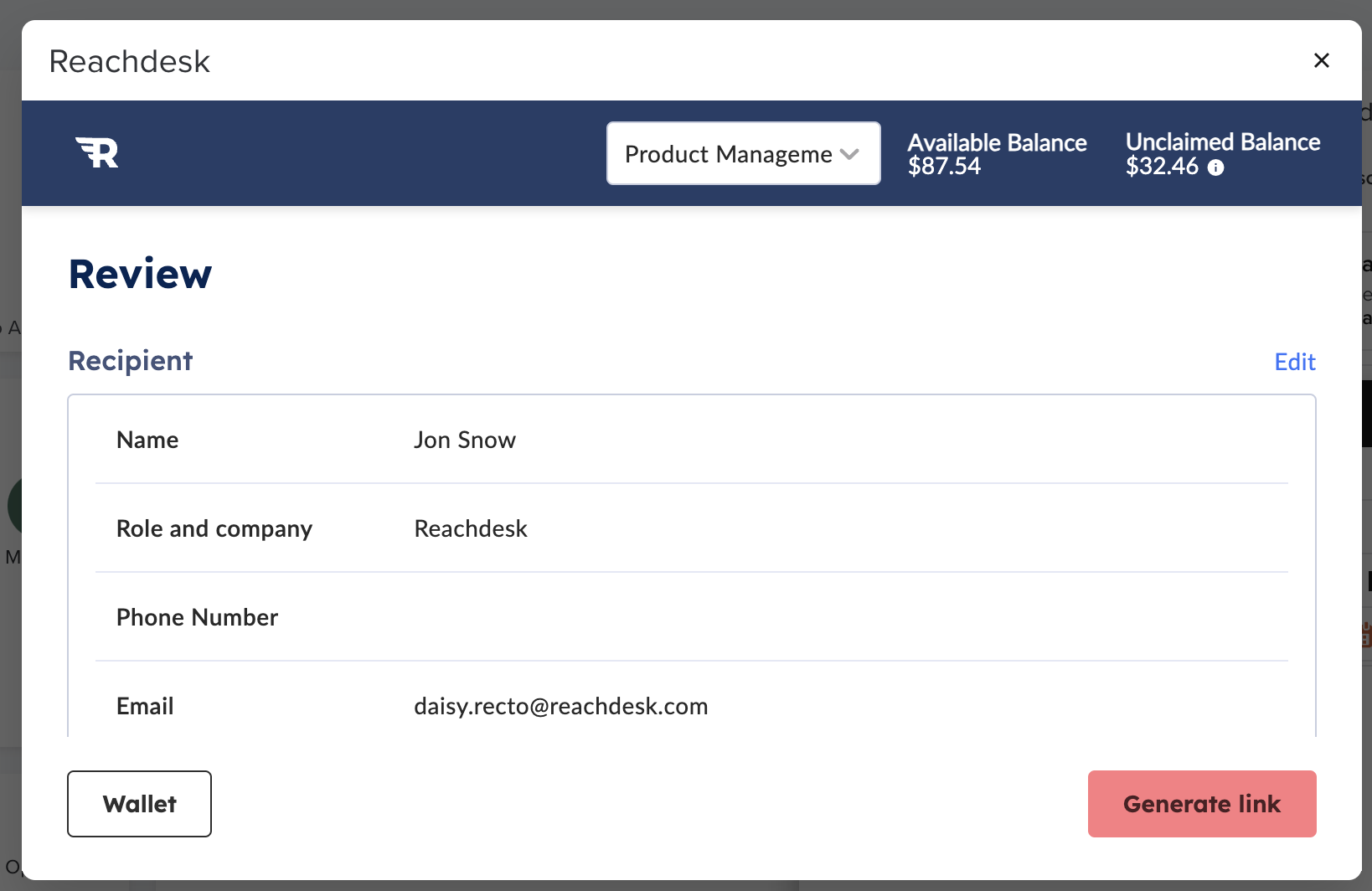 How to use the Reachdesk App in Salesloft – Reachdesk Knowledge base