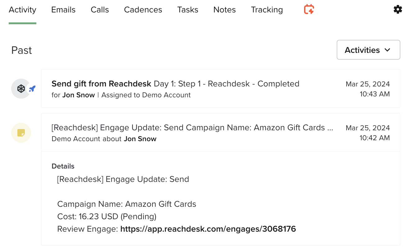 How to use the Reachdesk App in Salesloft – Reachdesk Knowledge base