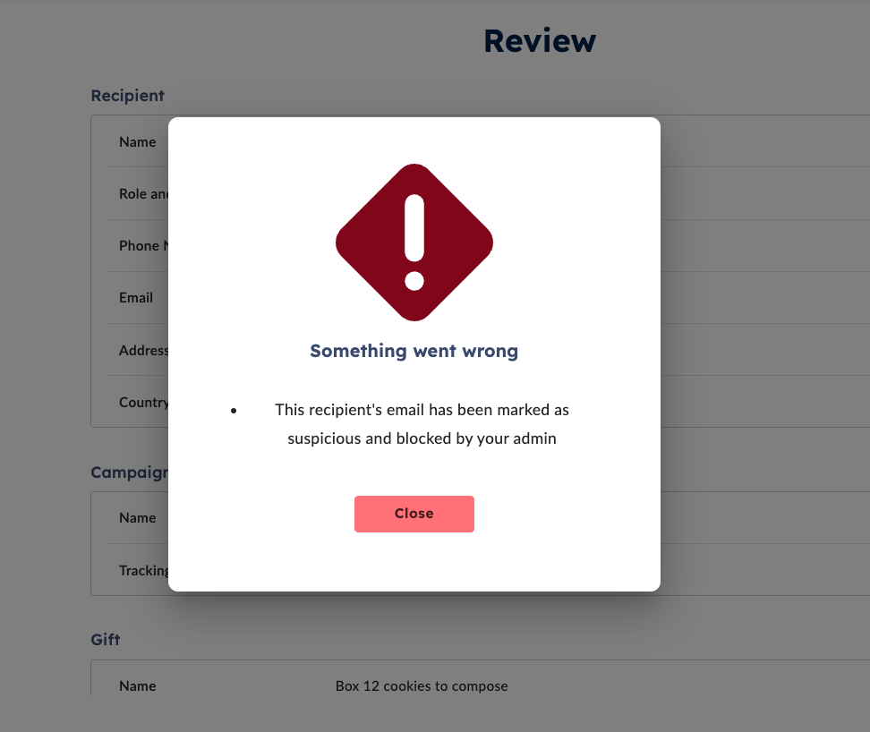 Configure suspicious claim checks and email/domain blocking – Reachdesk ...