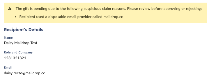 Configure suspicious claim checks and email/domain blocking – Reachdesk ...