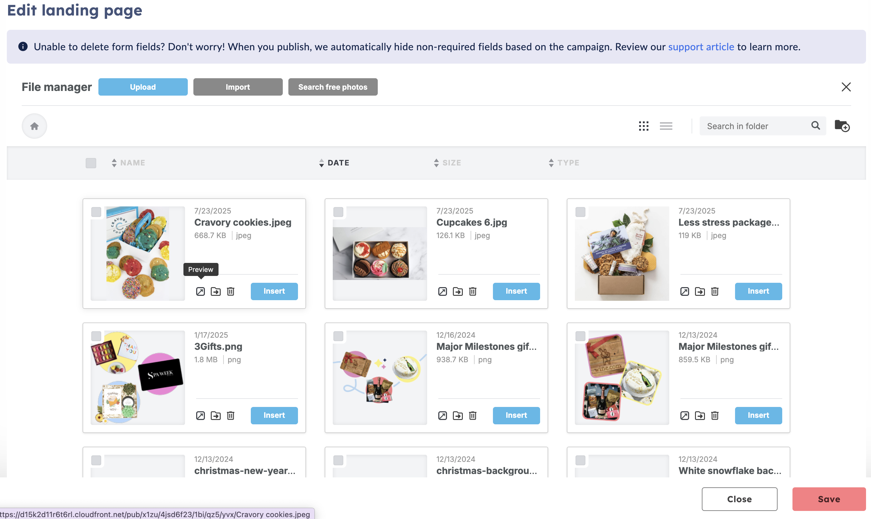 How to add an image carousel to a landing page – Reachdesk Knowledge base